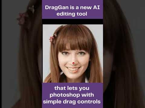 What is DragGan AI? Draggan ai tool. #shorts #youtubevideo