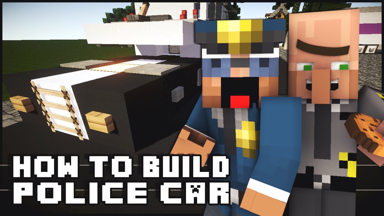 ► Minecraft : How to Make - Police Car