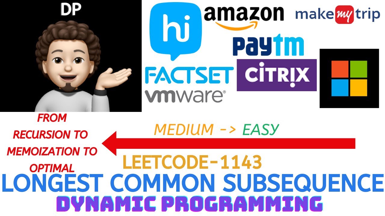 Understanding the Longest Common Subsequence Problem: A Deep Dive into Dynamic Programming ...