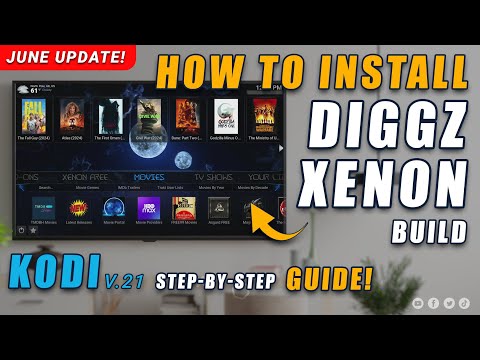 Diggz Xenon Omega KODI Build 🔥 The Best Working Build 🏆 2025 Update!