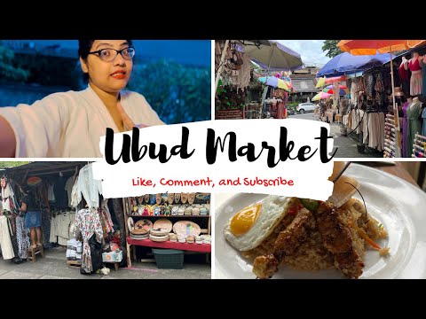 The famous Ubud Art Market | Shopping || Rain spoiled our evening #bali #ubud