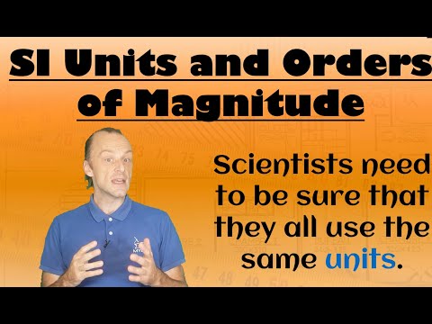 SI units and Orders of Magnitude (Full Lesson)