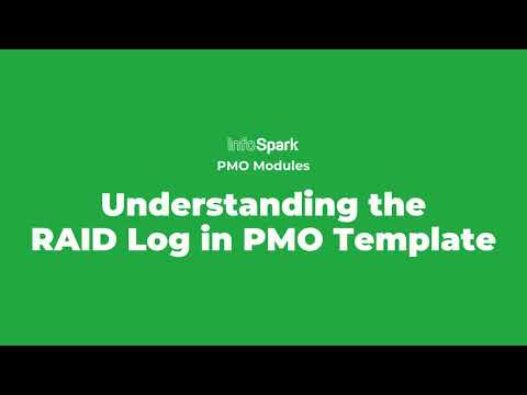 RAID Log Explained: Customisable Risk Tracking in Your PMO Template | InfoSpark PMO Template
