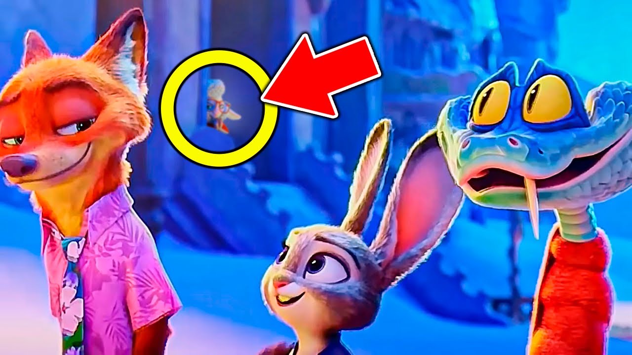 18 DETAILS and EASTER EGGS You Missed in ZOOTOPIA 2!