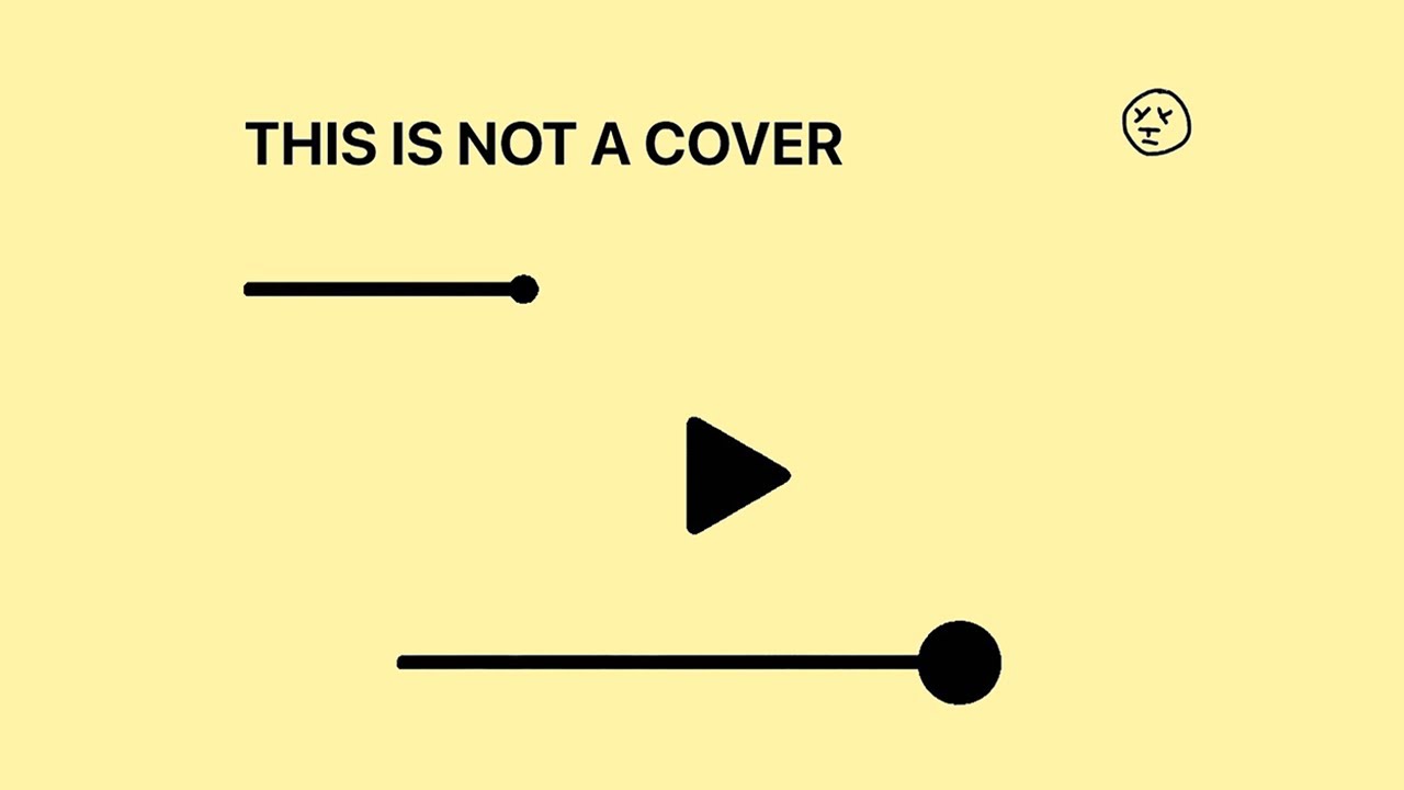 This is not a cover (Lyrics video)