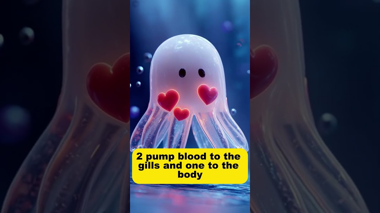 Did You Know? An Octopus Has 3 Hearts! 🐙😱 | Amazing Animal Facts for Kids