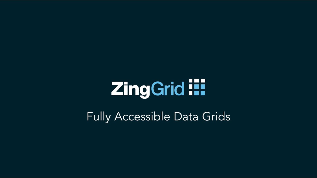 Accessible Data Grids with ZingGrid