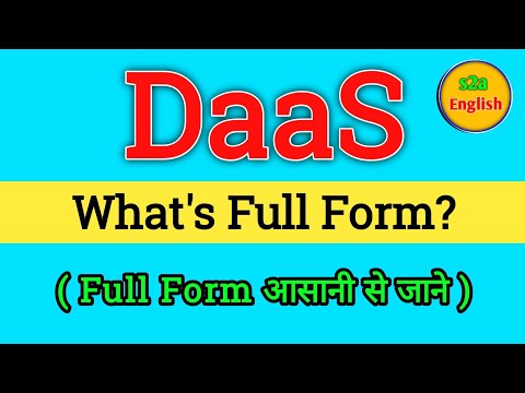 DAAS ka Full Form kya hai | Full form of DAAS | Gk questions all full form | important full form