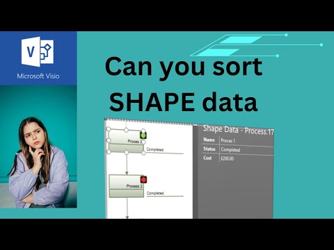 Sort shape data in Visio | ITs Easy Training