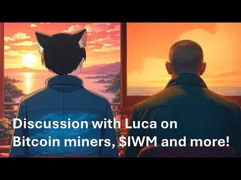Second Collaboration with @Cryptic_Trades on #Bitcoin miners, $IWM and more!