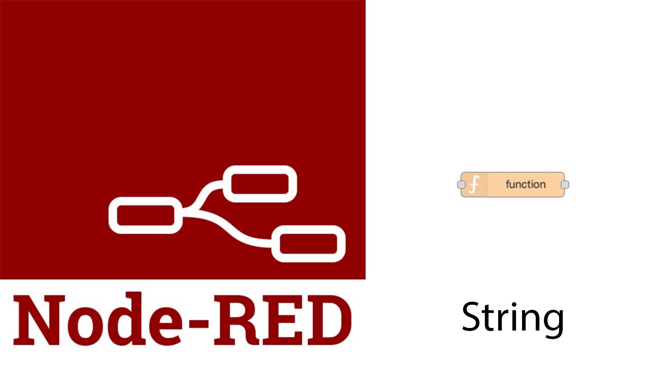 Node-Red: Function String