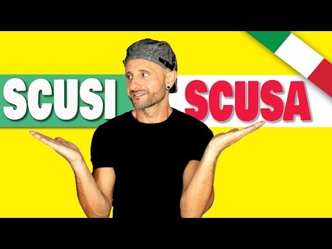 How to Say "Excuse Me" in Italian - Scusa or Scusi (Formal vs Informal)