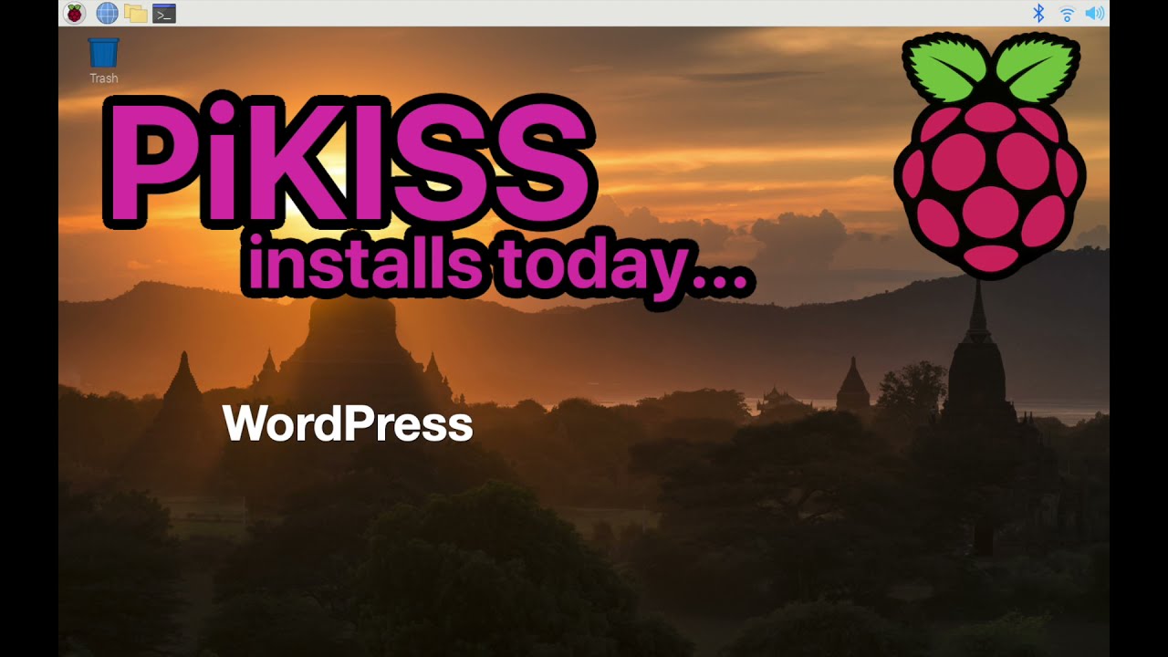 PiKISS installs today... WordPress on Raspberry Pi