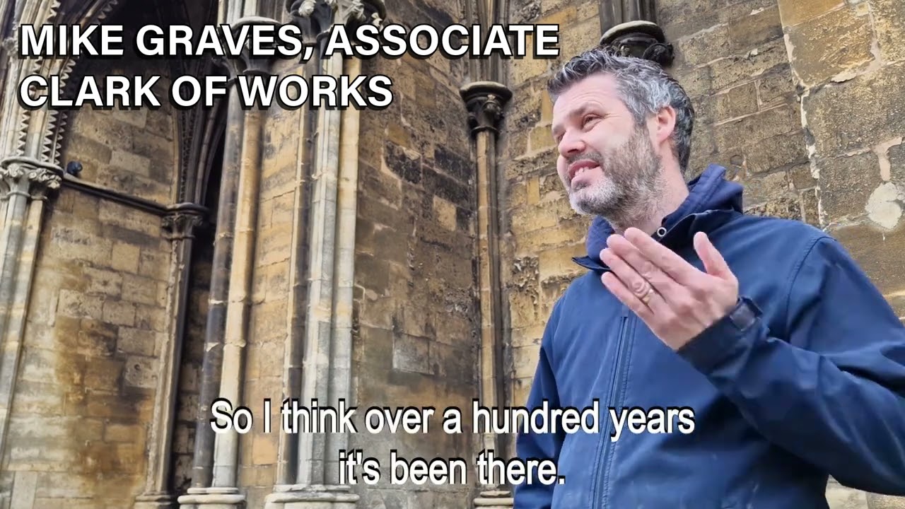 Have you seen the 110-year-old tennis ball stuck in the cathedral?