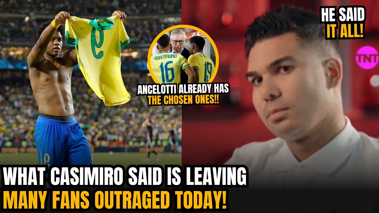 🚨SHOCKING! LOOK AT THE ABSURD THING CASIMIRO SAID ABOUT ENDRICK GOING TO THE WORLD CUP!