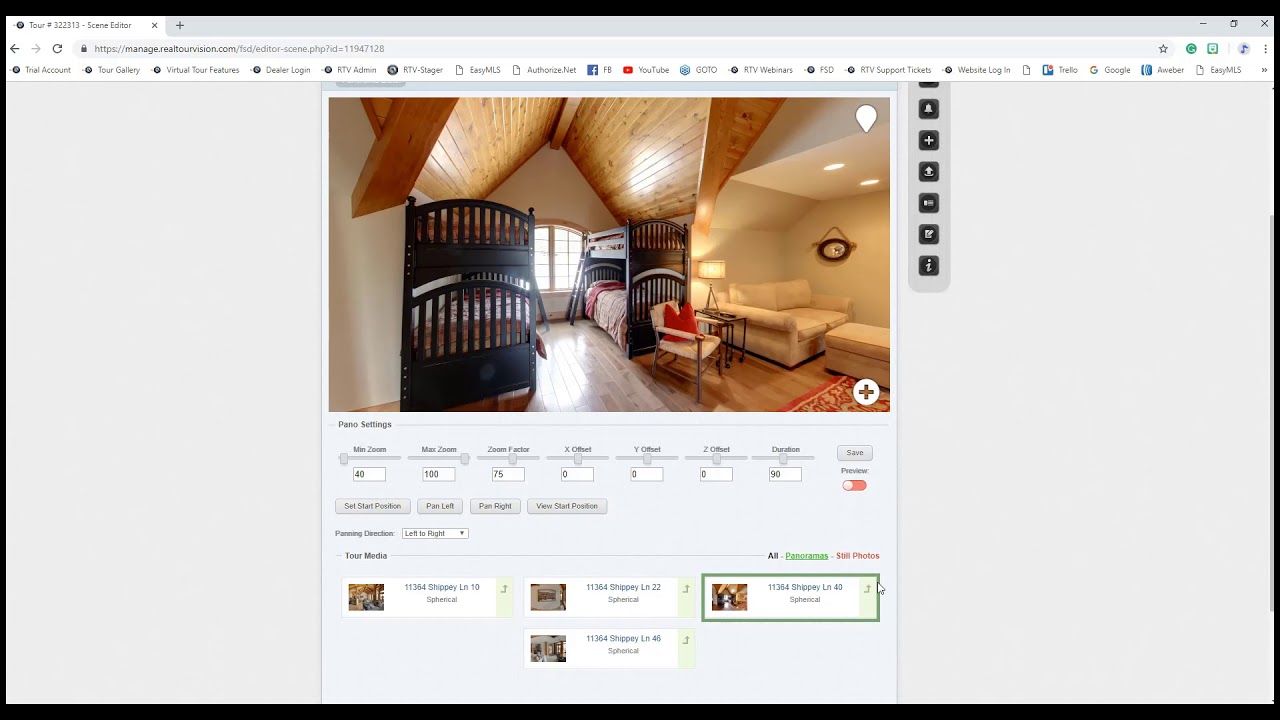 RTV Virtual Tour Software Updates - December 2018