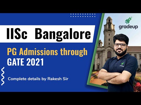 IISc Bangalore Admission 2021 Started | Know the Procedure/Criteria | BYJU'S GATE