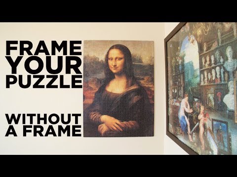 DIY | Frame Your Puzzle Without a Frame