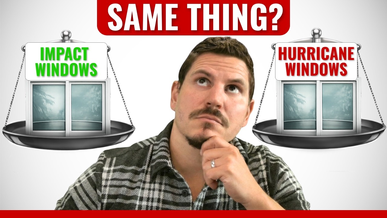 Impact Windows vs Hurricane Windows: What Do You Really Need in Florida?
