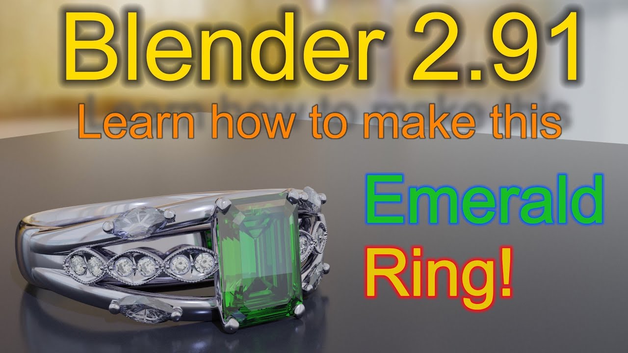 Blender 2.91 - Learn how to make this ring!