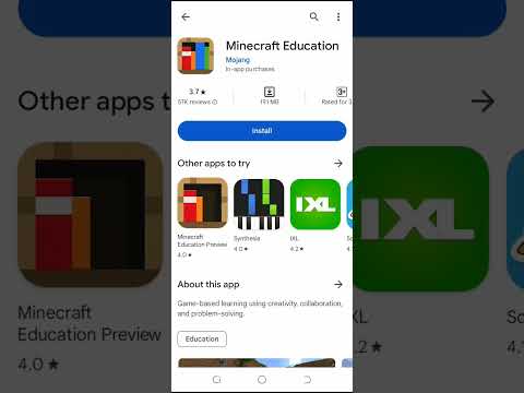 How to download Minecraft Education in mobile