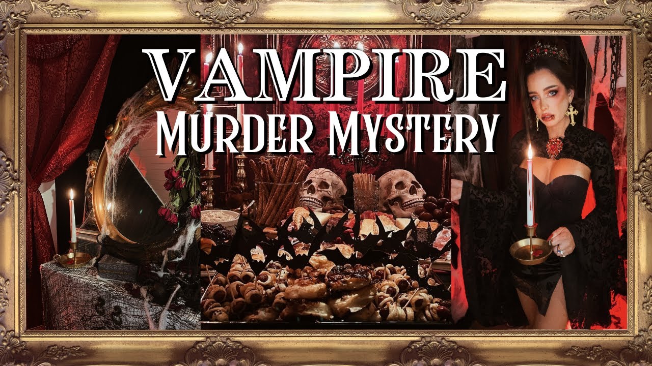 How to Host a Vampire Murder Mystery Party | Halloween