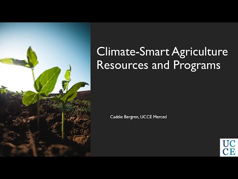#9: Climate-Smart Agriculture Resources and Programs with Caddie Bergren