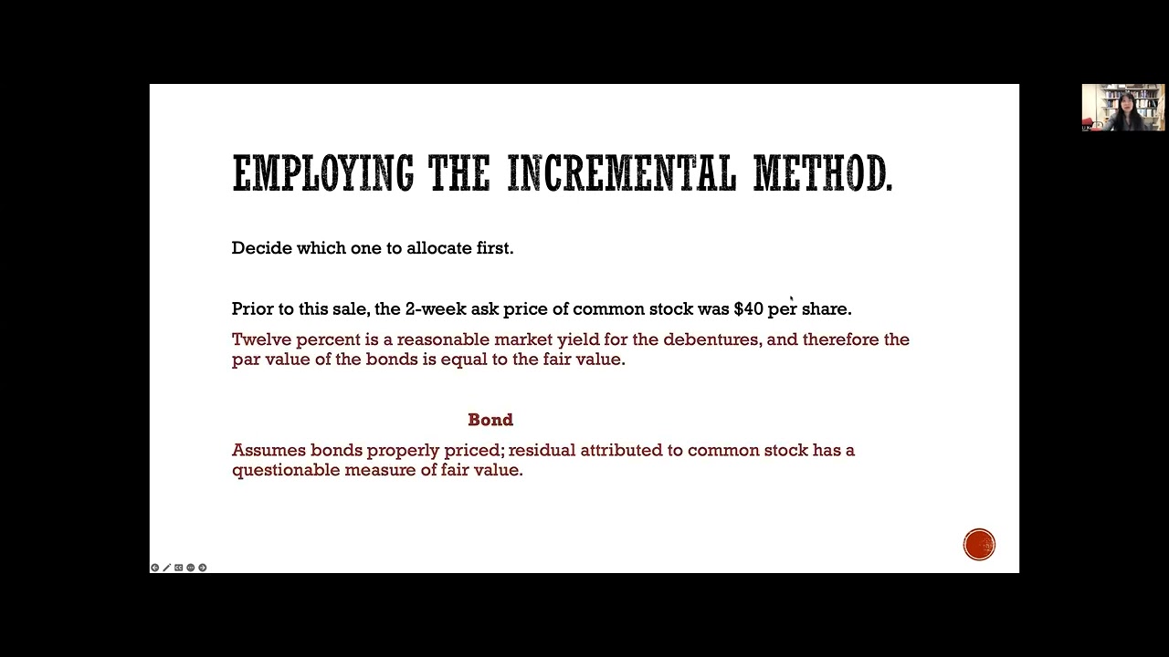 Incremental Method vs Proportional Method