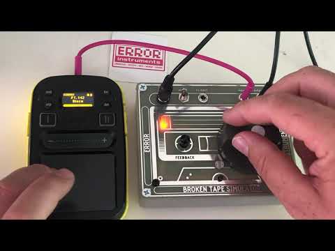 Error Instruments Broken Tape Simulator Noir Desktop | Reverb