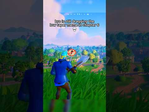NINJA IS STILL DRAGGING THE LOW TAPER FADE MEME
