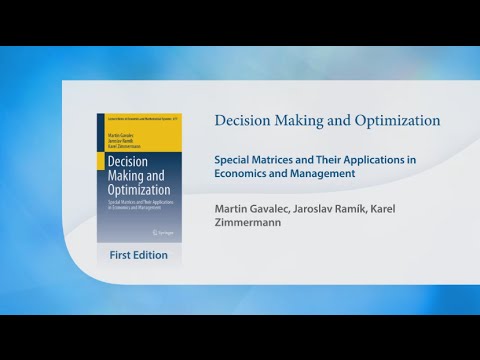Decision Making and Optimization