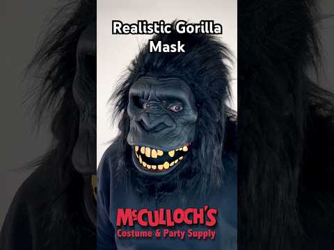 We love how real this Gorilla mask is. #costume #costumes #shortsvideo