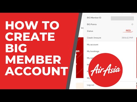 How To Create Airasia BIG Member Account l 2021