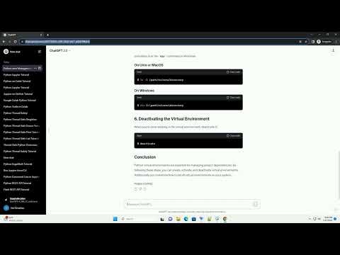 python venv list all environments