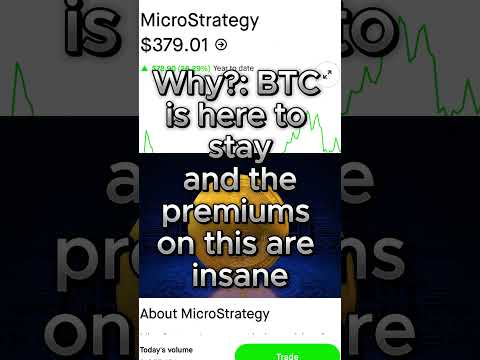 MSTR Premium Is Insane – Easy CSP 💰 #shorts #bitcoin #stocks #optionstrading #trading