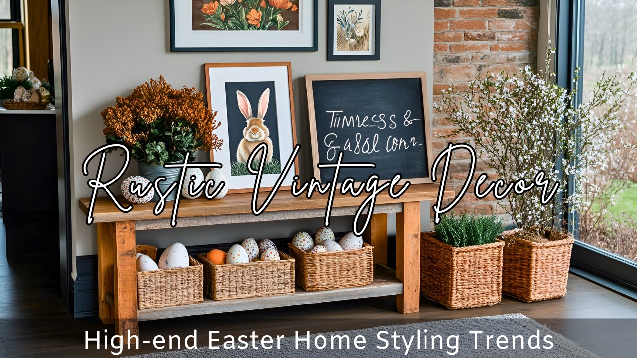 Timeless Easter Charm | Rustic & Vintage Farmhouse Decor Inspiration
