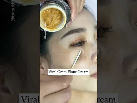 Viral Gram Flour Cream, DIY Besan Face Cream Pack #fairness #fairskin #beauty
