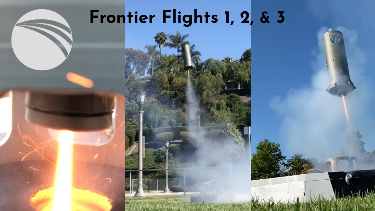 Frontier Thrust Vector Control Rocket | Flights 1, 2, & 3