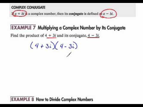 Multiplying a Complex Number by Its Conjugate 6.8