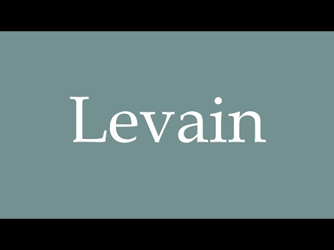 How to pronounce ''Levain'' in French
