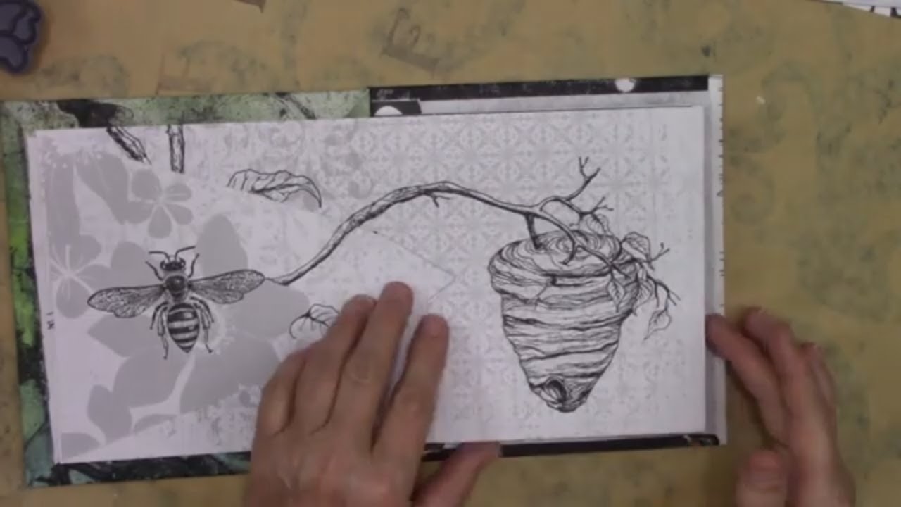 Amazing  Book Binding and drawing for your art journal / tutorial