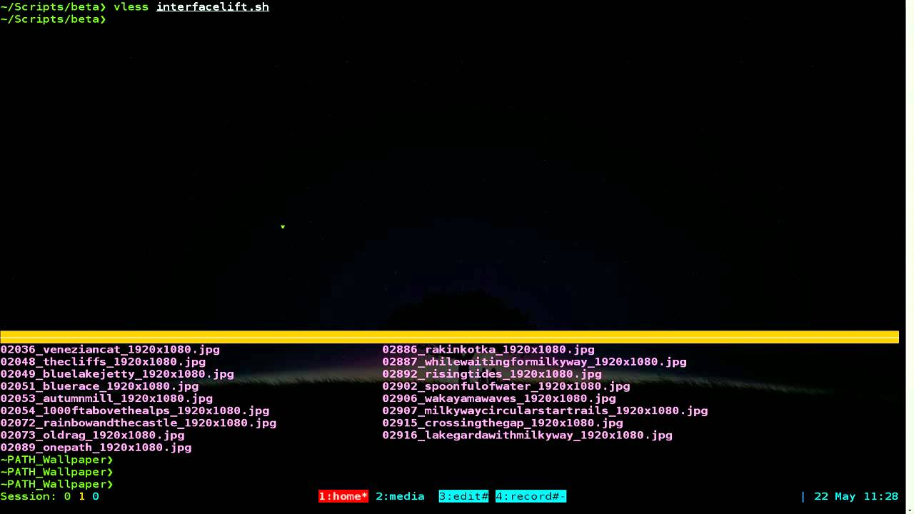 Interfacelift - Auto Get HD Wallpapers - Linux CLI