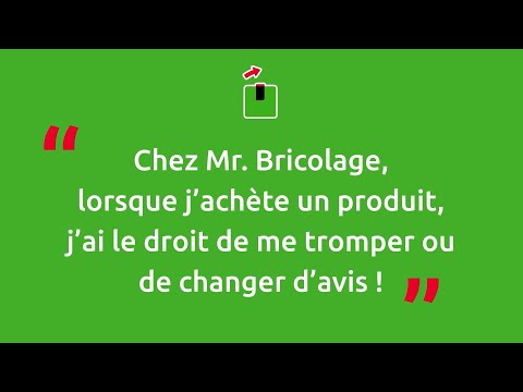 Tout savoir sur le retour produit dans un magasin Mr. Bricolage