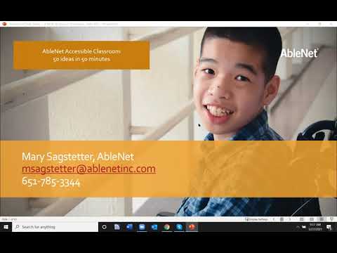 AbleNet Accessible Classroom - 50 ideas in 50 minutes