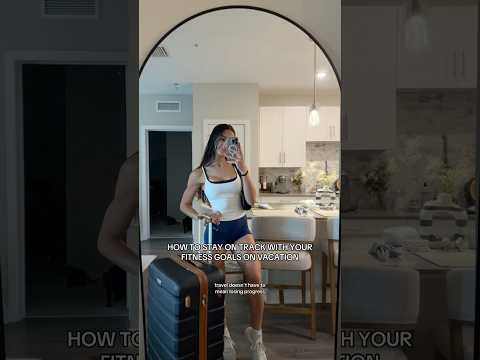 How To Stay FIT While Traveling! ✈️🍳 #highprotein #fatloss #workoutroutine