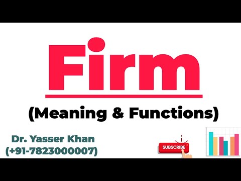 Firm | Meaning Of Firm | Functions Of Firm | Firms | Microeconomics | Economics | UPSC