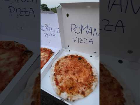 Roman Pizza vs Neapolitan Pizza