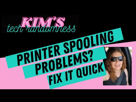 How to fix Printer Spooling Errors. How to quickly fix your printer problems!