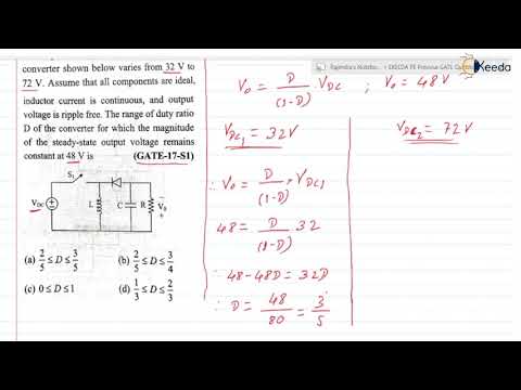 Mastering Power Electronics : GATE Previous Year Problems Solving - Question 101 Video Lecture ...