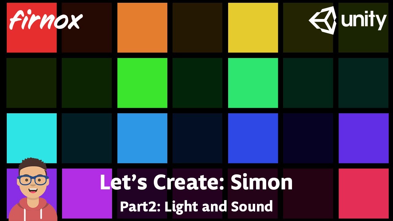 Let's Create: A Simon memory game in Unity (Part2: Lights and sound)